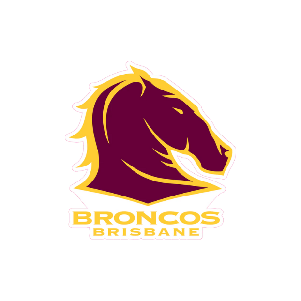 Brisbane Broncos NRL Logo Cutouts - LARGE