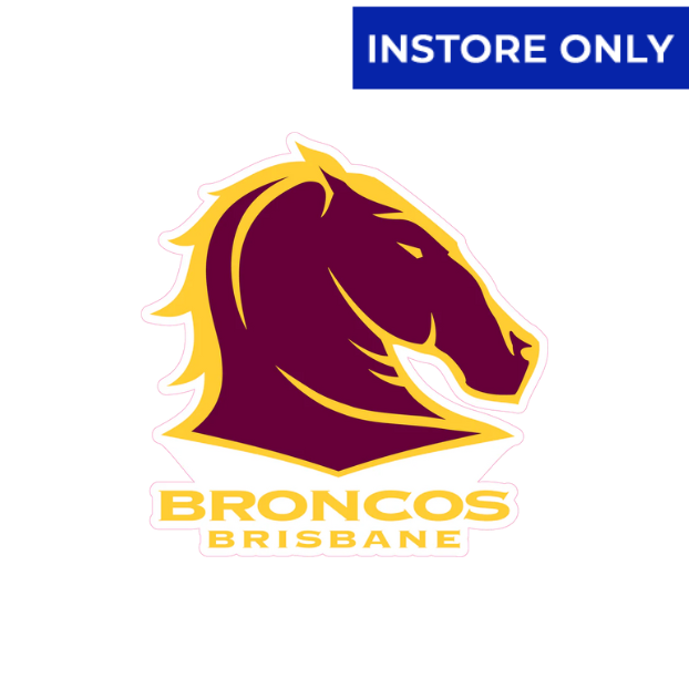 Brisbane Broncos NRL Logo Cutouts - LARGE