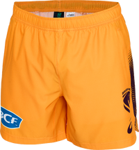 Brisbane Broncos 2026 Mens Players Training Shorts - Gold