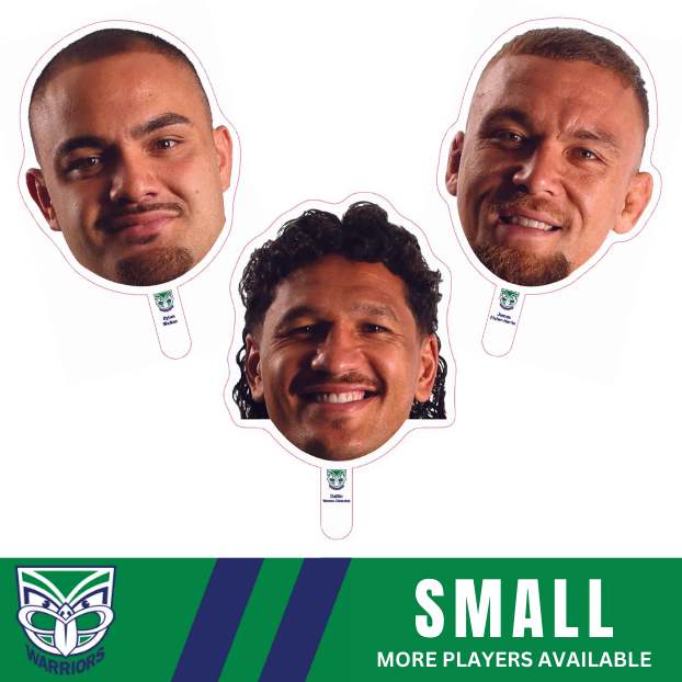 *PRE ORDER APR* New Zealand Warriors Player Head Cutouts - SMALL